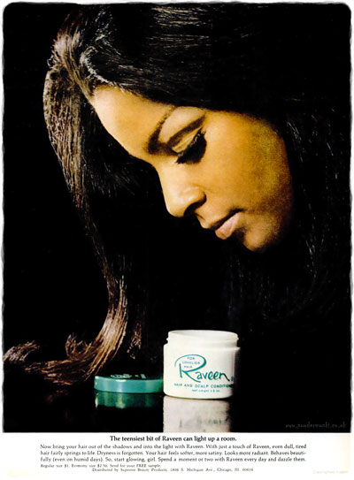Raveen ~ Hair Care Adverts [1960-1974] | Retro Musings