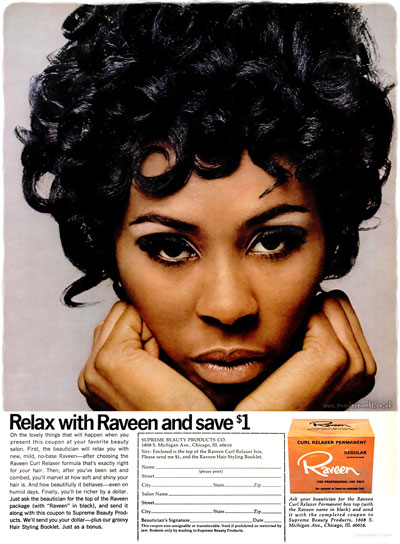 Raveen ~ Hair Care Adverts [1960-1974] | Retro Musings