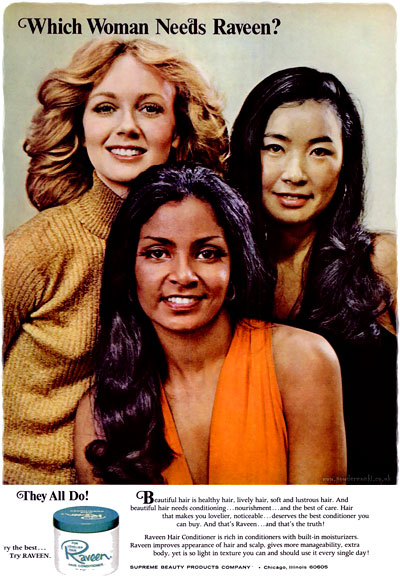 Raveen ~ Hair Care Adverts [1960-1974] | Retro Musings